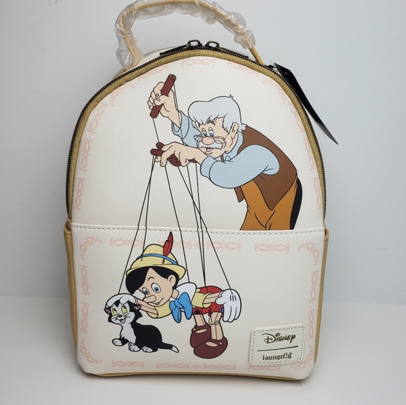 Loungefly | Bags | Loungefly Pinocchio Geppetto Figaro Mini Backpack ...